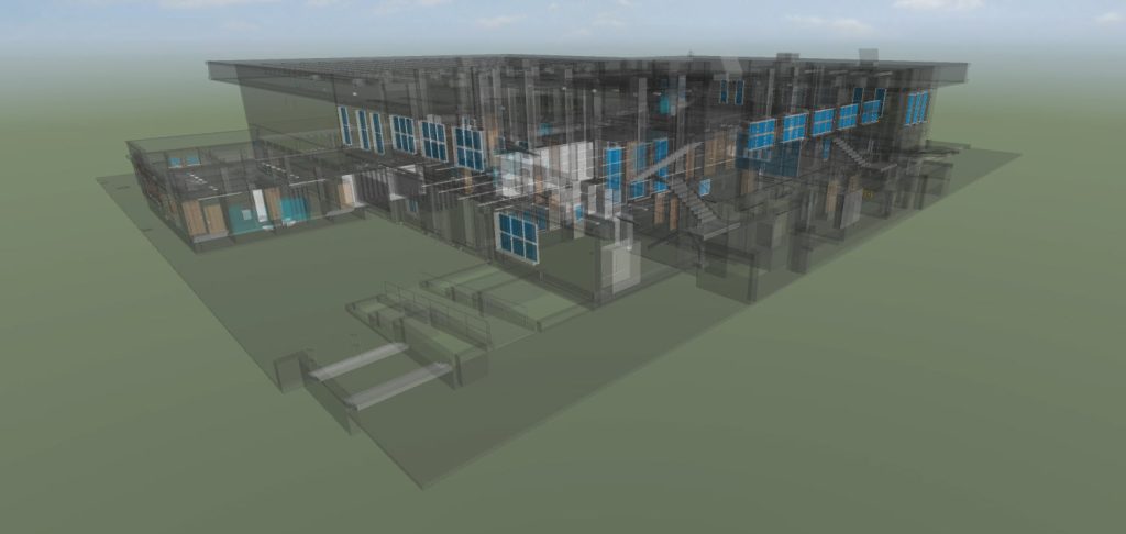 Historic Revit Model (BIM) Clarendon Fieldhouse - PMC