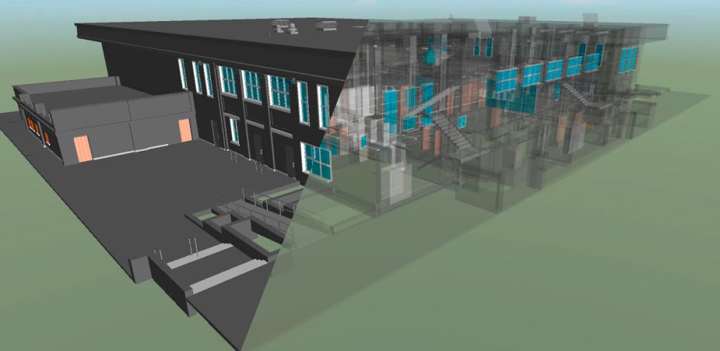 Historic Revit Model (BIM) Clarendon Fieldhouse - PMC